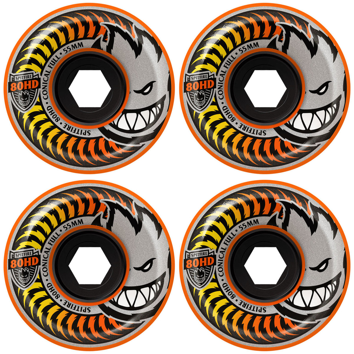 Spitfire - 80HD Fade Orange Conical Full (Cruiser Wheel) – NJ Skateshop